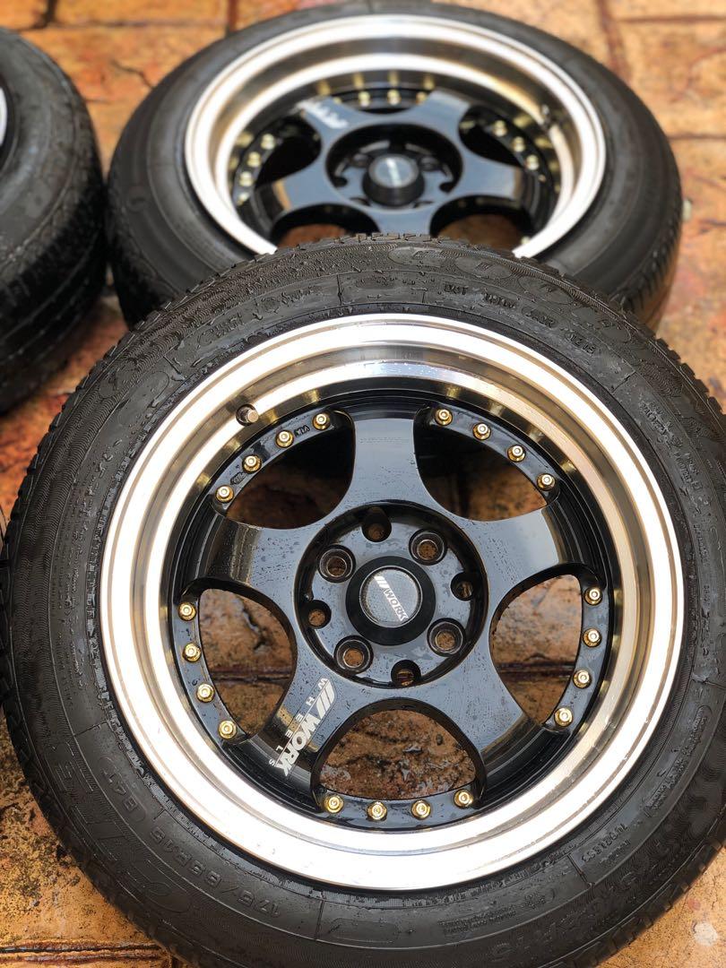 Rim Work Meister S1 15, Auto Accessories on Carousell