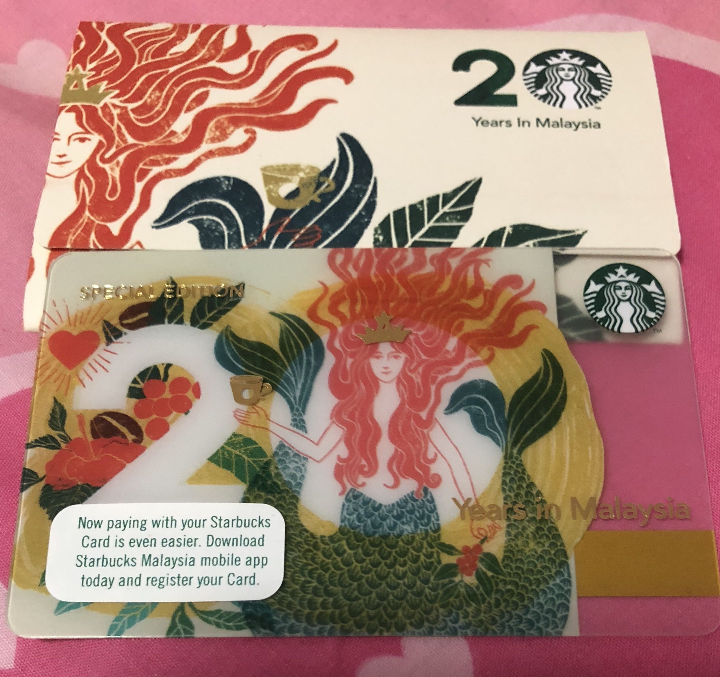 Starbucks Malaysia Special Edition Siren Card - 20 Years Anniversary ...
