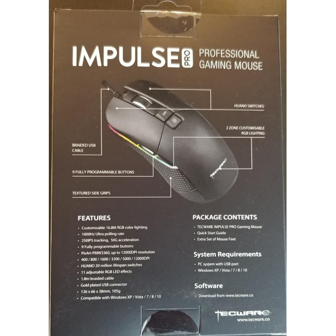 Tecware Impulse Gaming Mouse, Computers & Tech, Parts & Accessories, Mouse & Mousepads on Carousell