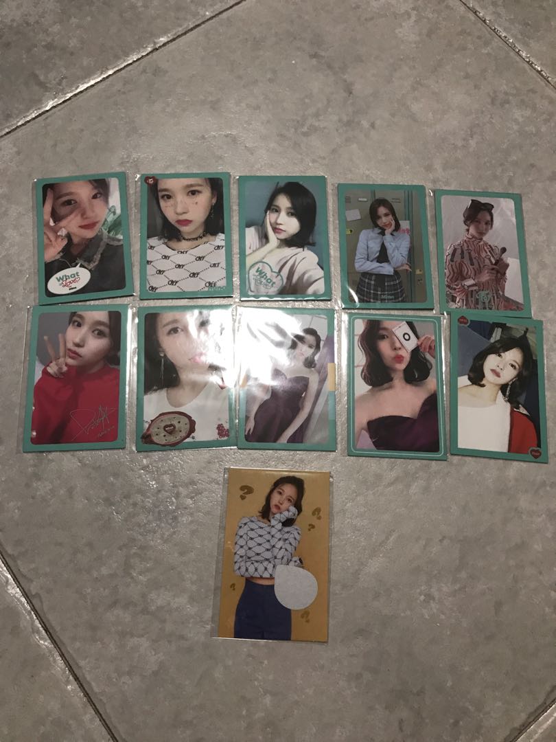 Twice Mina WIL full set pc, Hobbies & Toys, Memorabilia & Collectibles ...