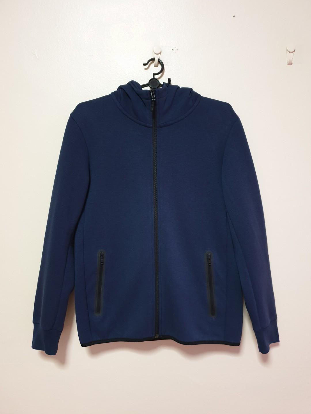 UNIQLO Dry Stretch Sweat Full Zip Hoodie, Men's Fashion, Tops & Sets ...