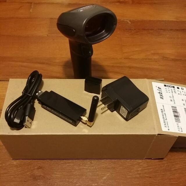 Wireless USB Barcode Scanner (Syble XB5108R), Computers & Tech ...