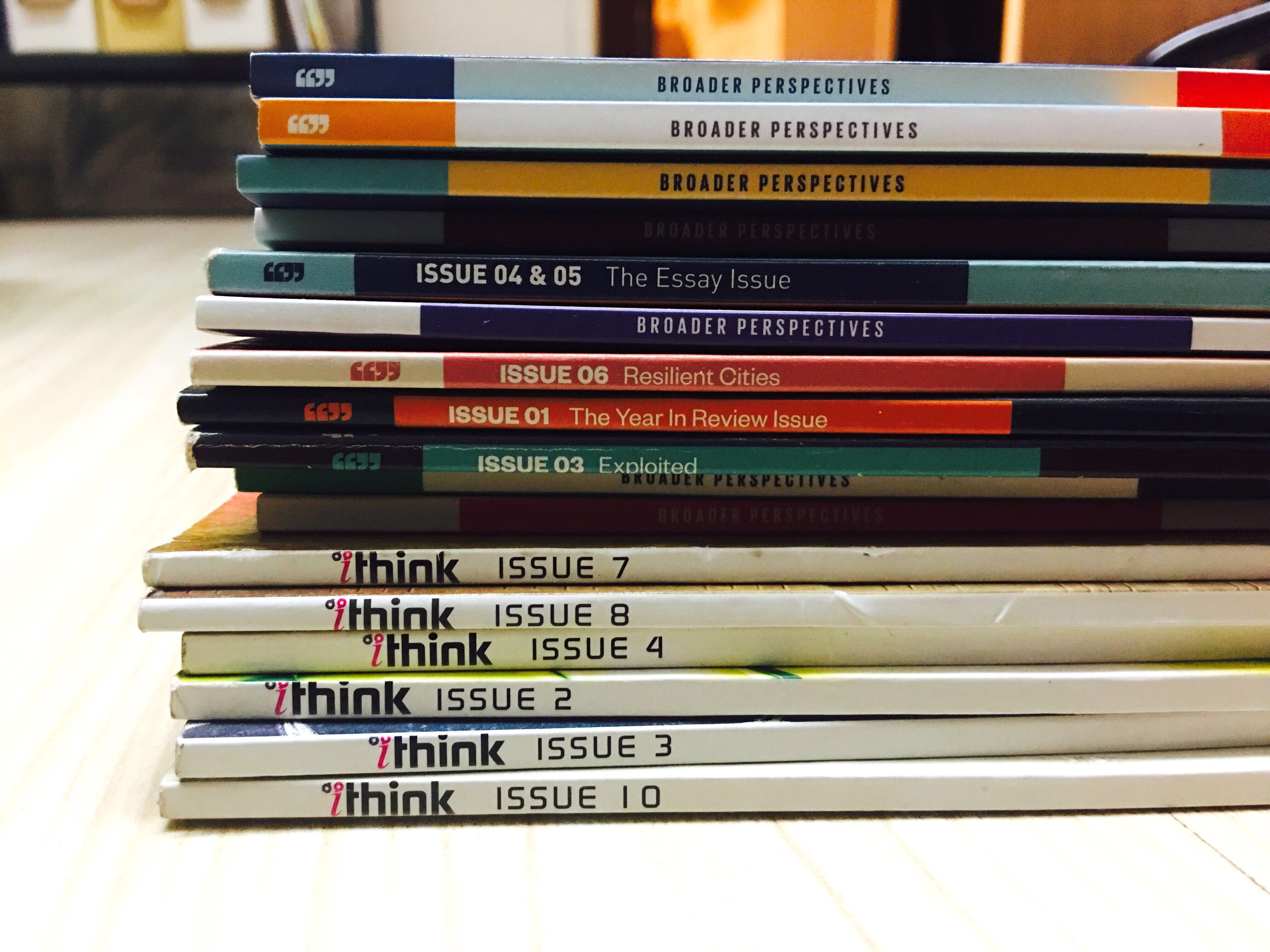 17 BROADER PERSPECTIVES AND ITHINK MAGAZINES, Hobbies & Toys, Books ...