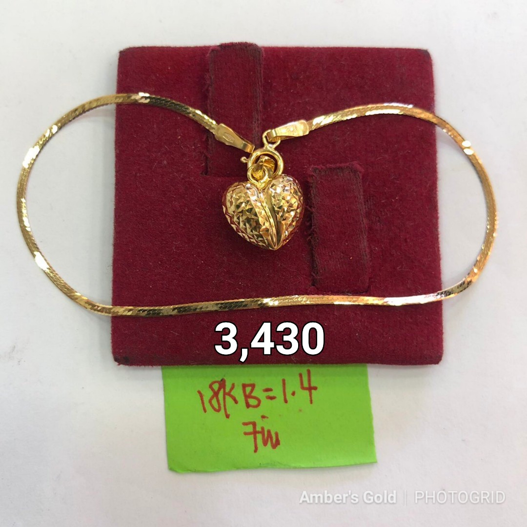 18k Saudi gold BRACELETS in assorted designs, Luxury, Accessories on ...