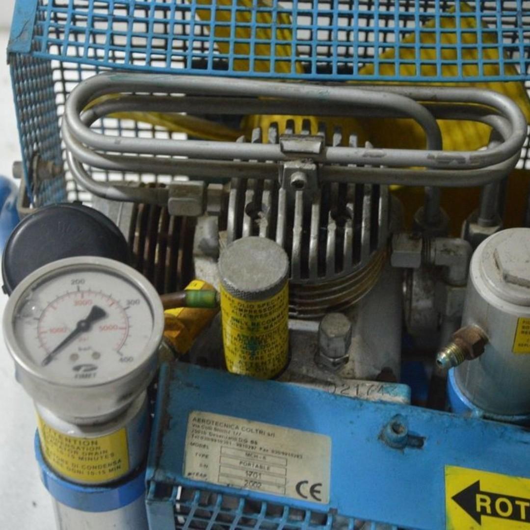 AEROTECNICA COLTRI PORTABLE BREATHING AIR SCUBA COMPRESSOR MCH-6 Y ...