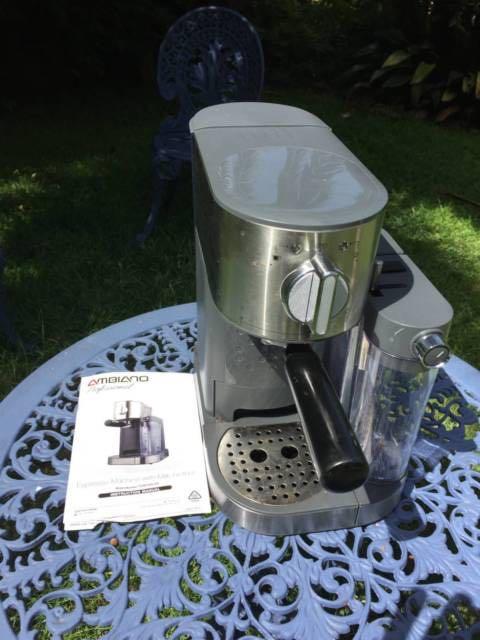 Ambiano professional espresso machine with milk froster, TV & Home ...