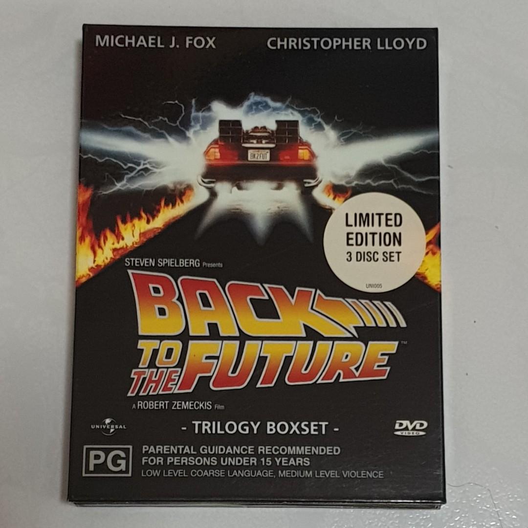Back To The Future Trilogy Limited Edition 3 Disc Boxset (Australian ...
