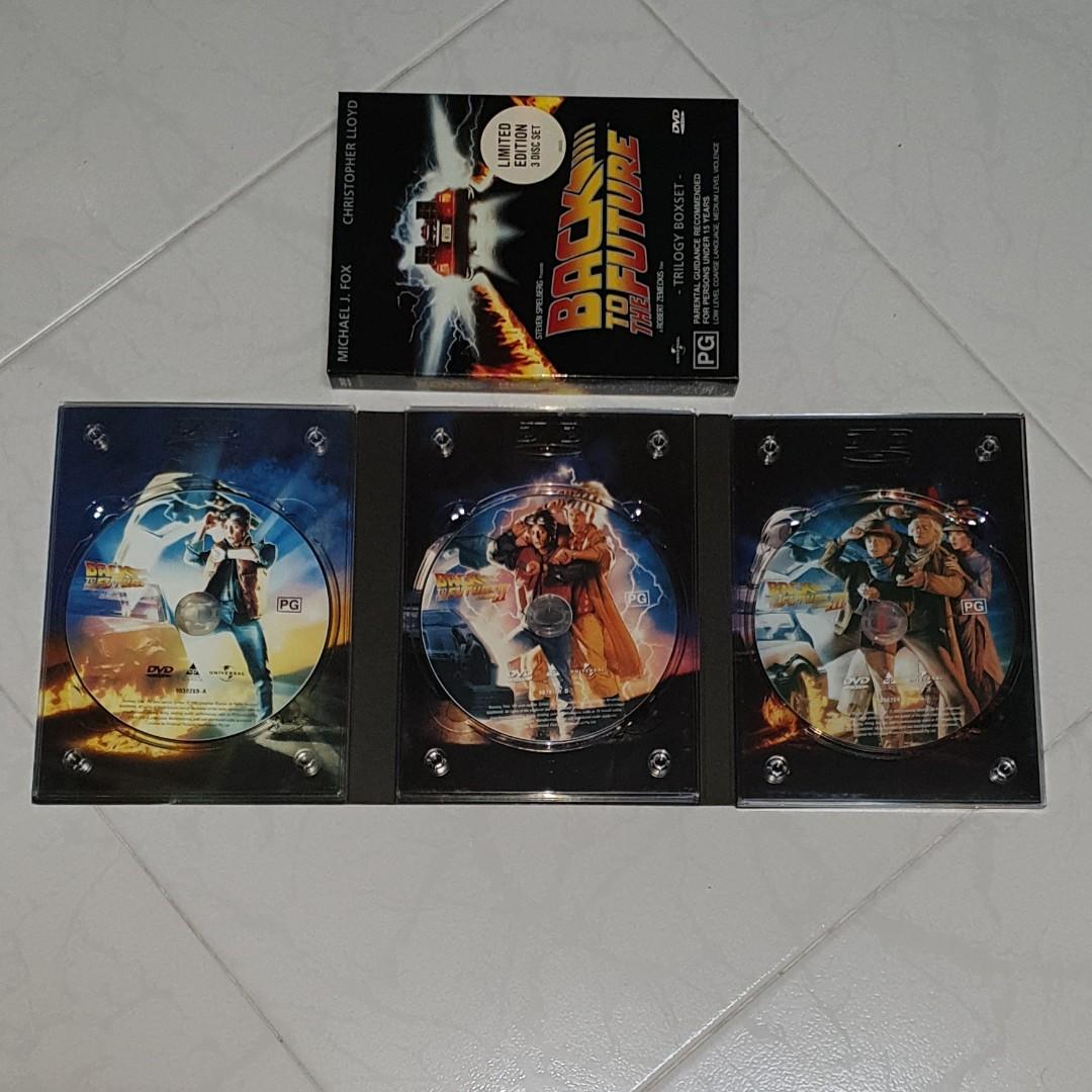 Back To The Future Trilogy Limited Edition 3 Disc Boxset (Australian ...