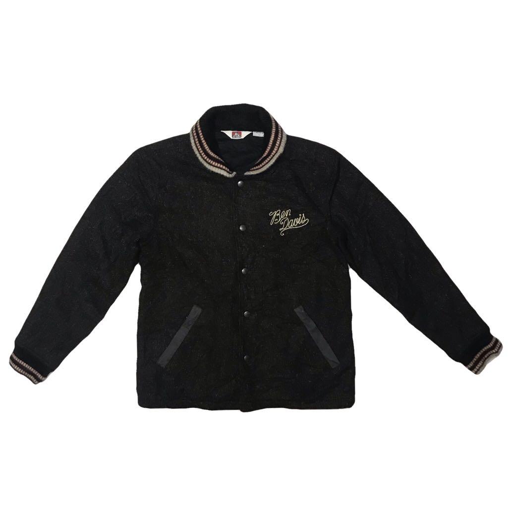 BEN DAVIS VARSITY JACKET, Men's Fashion, Tops & Sets, Hoodies on Carousell