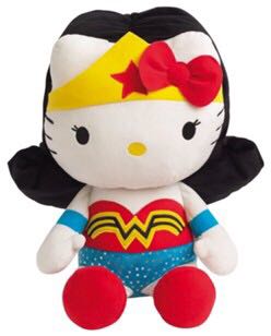DC Comics x Hello Kitty Wonder Woman 40cm Plush, Hobbies & Toys, Toys ...