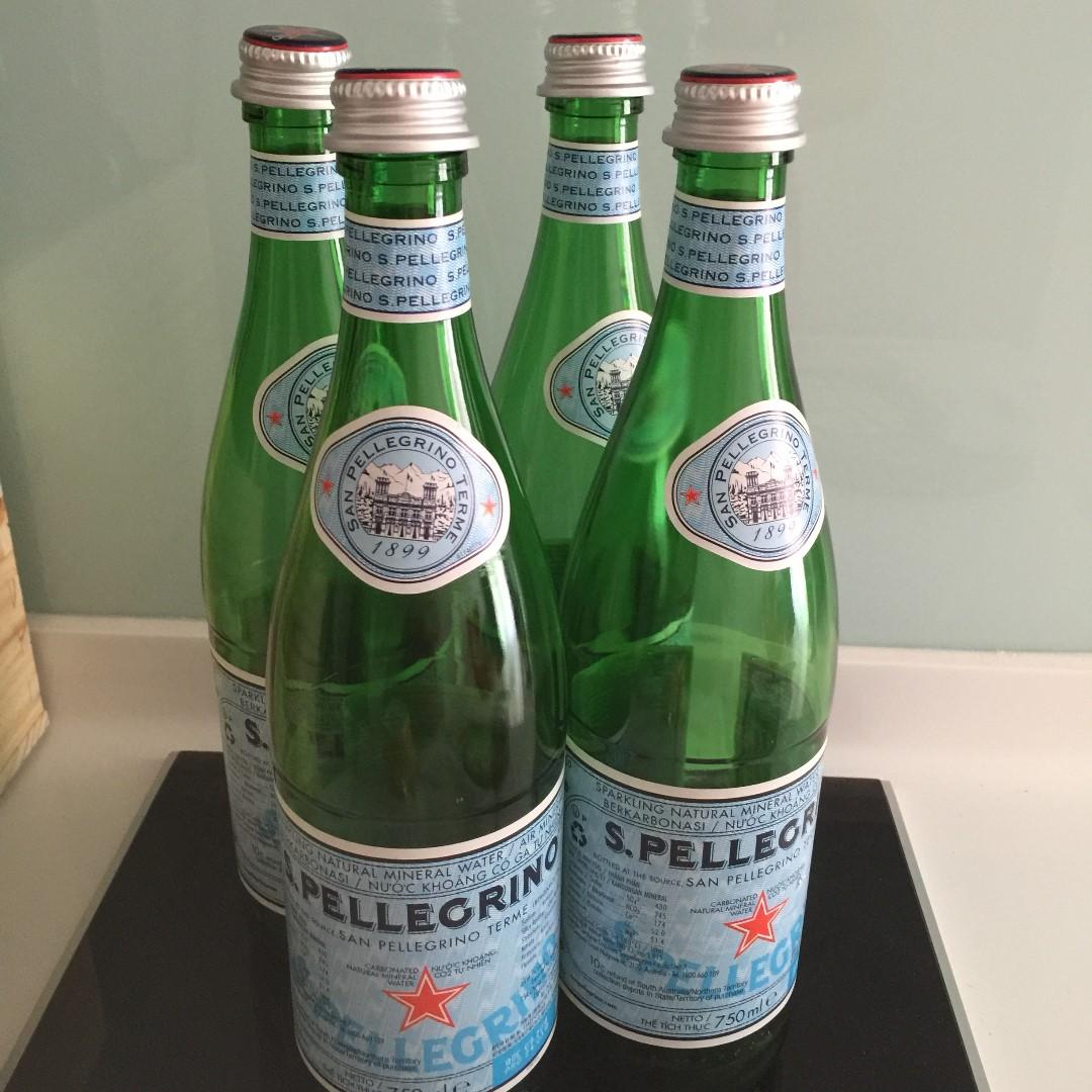 Empty San Pellegrino Glass Bottles (750ml size/Bundle of 15 bottles), Hobbies & Toys, Stationery ...