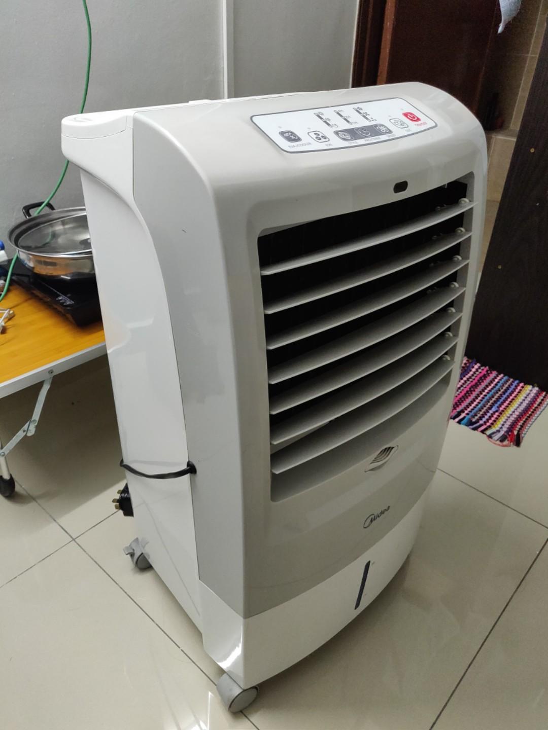 Midea ionizer air cooler (15L) MAC -215F, TV & Home Appliances, Air ...