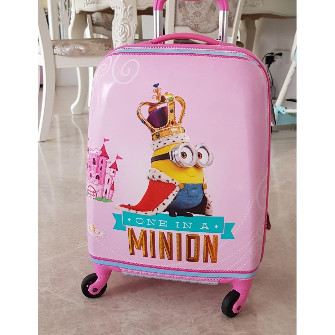 Minion traveller luggage, Everything Else on Carousell