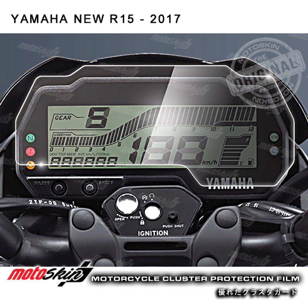 motoSkin YAMAHA R15 V3 2017 Speedometer Protection Film, Motorcycles ...