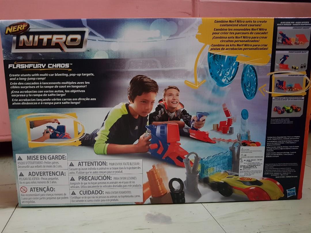NERF NITRO FLASHFURY CHAOS, Hobbies & Toys, Toys & Games on Carousell