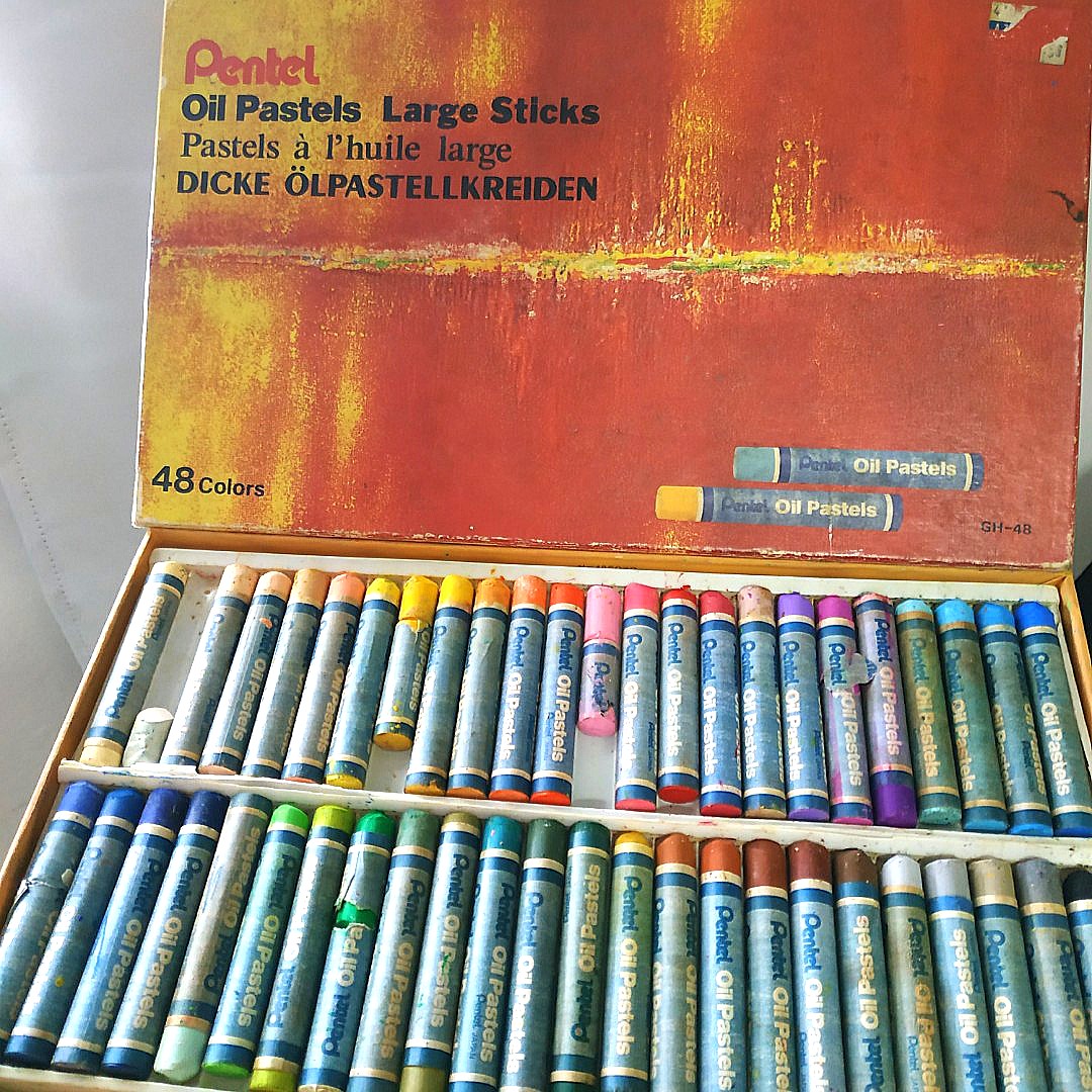 Pentel Oil Pastels Large Sticks 48 Colours - 2 #MakeSpaceForLove ...