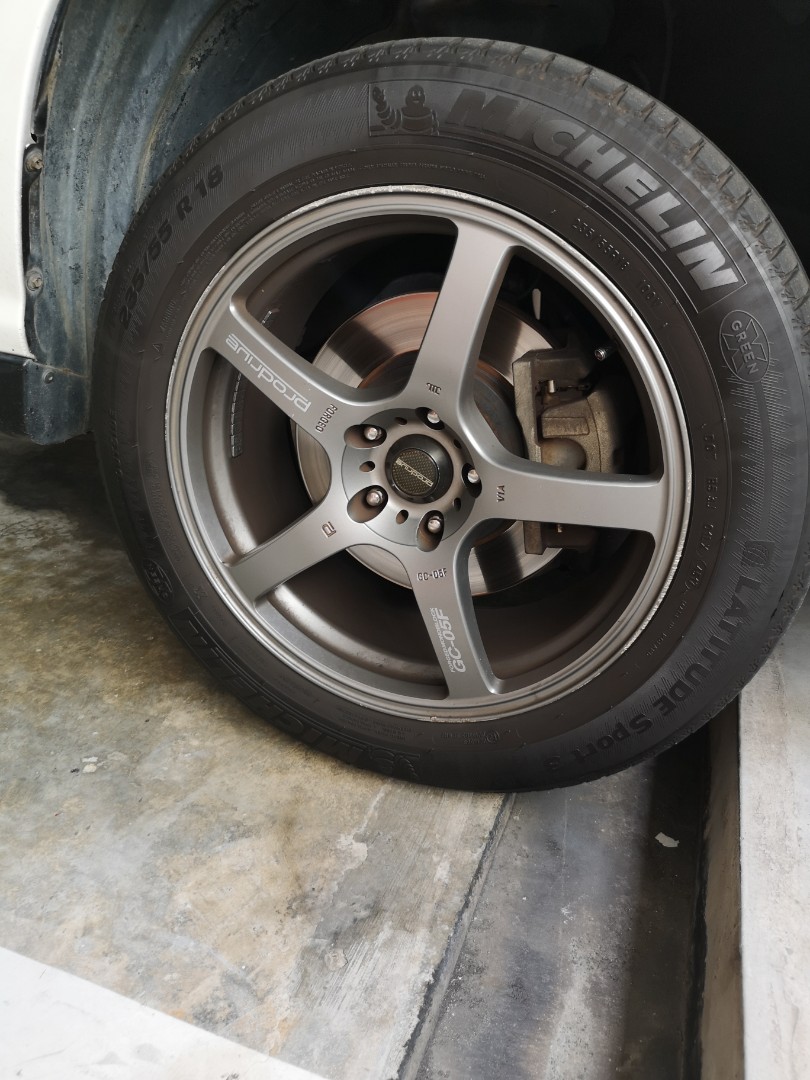 Prodrive GC 05 rims only, Car Accessories, Tyres & Rims on Carousell