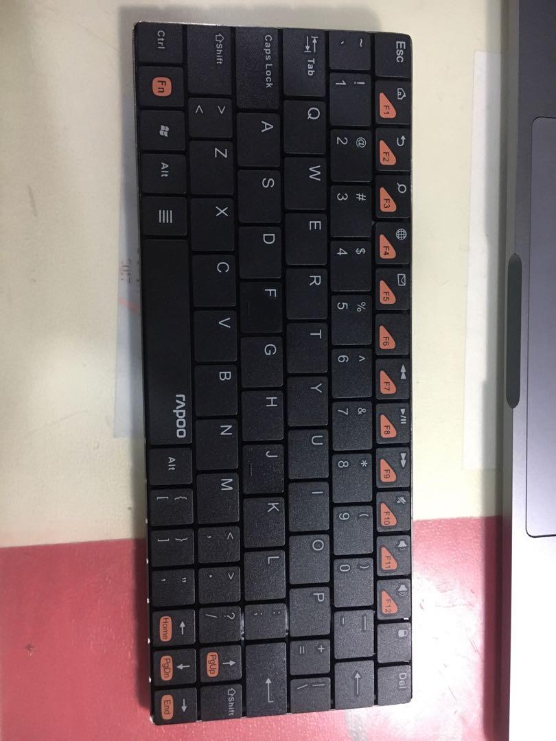 Rapoo Bluetooth wireless keyboard, Computers & Tech, Parts ...