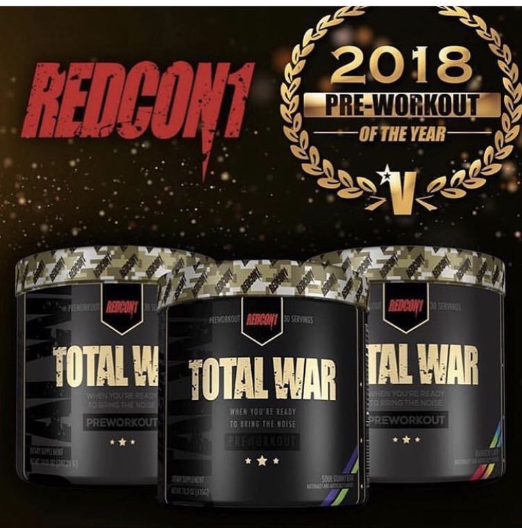 Redcon1 Total war best pre workout, 美容＆化妝品, 指甲美容＆其他 - Carousell