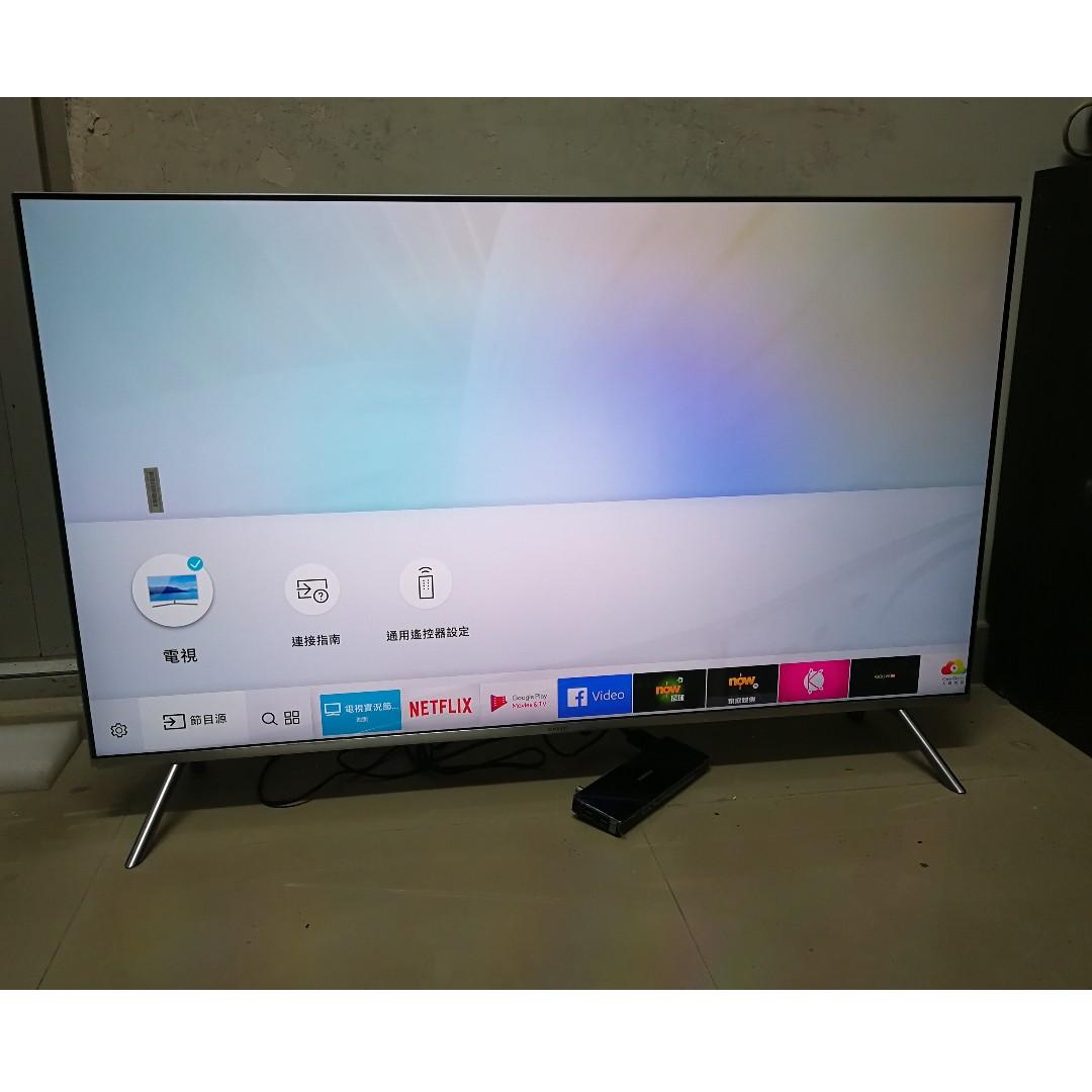 Samsung 2017年model UA49MU7300 49吋 4K smart tv 電視, 家庭電器, 電視 & 其他娛樂, 電視 ...