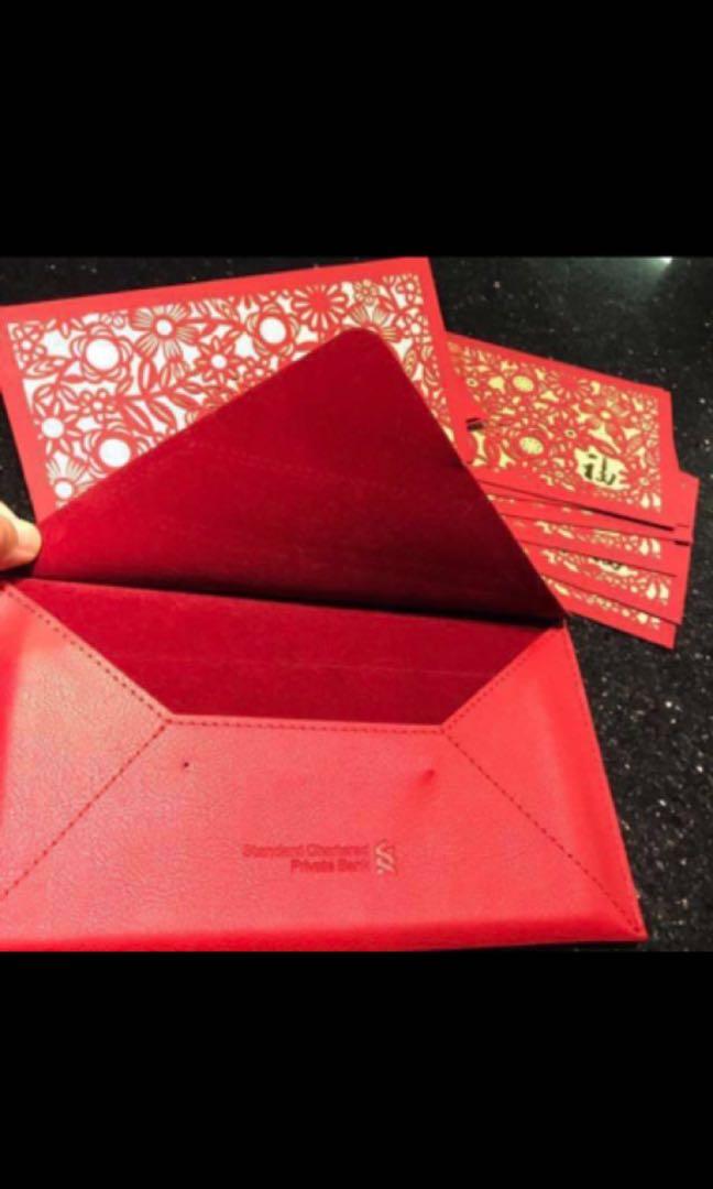 SCB private bank ang pows with pouch, Hobbies & Toys, Stationery ...