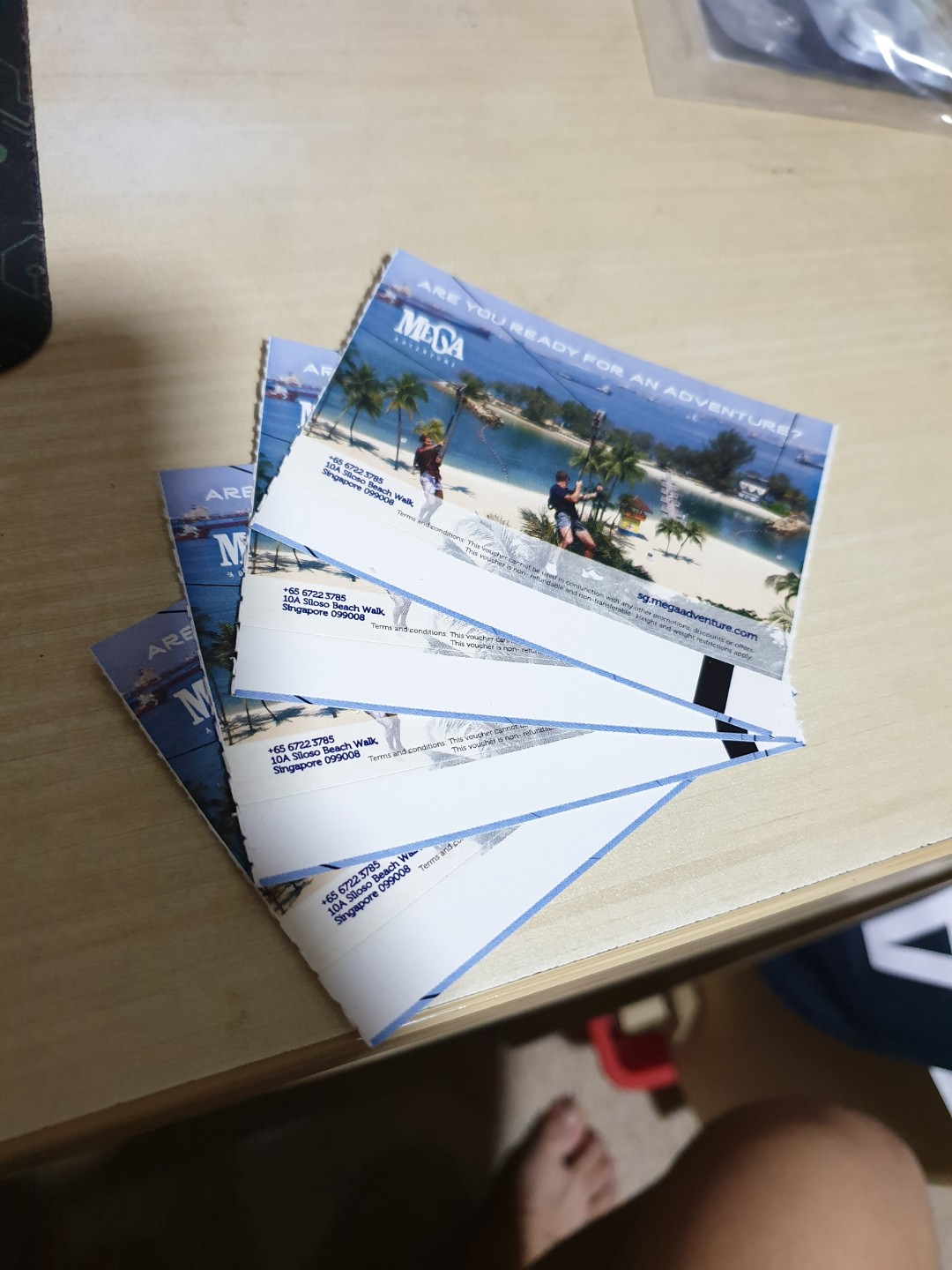 Sentosa Mega adventure Conqueror package 4 tickets, Tickets & Vouchers ...