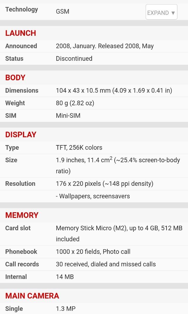Sony Ericsson W350i, Mobile Phones & Gadgets, Mobile Phones, Android ...
