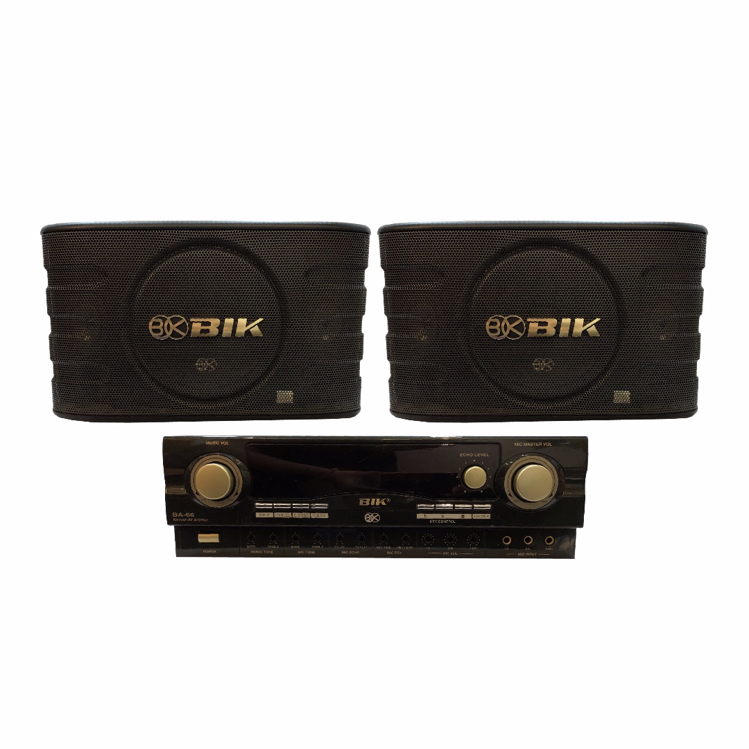 Used BIK BJ-S668 Speaker + Used BIK BA-66 Amplifier Package, Audio ...
