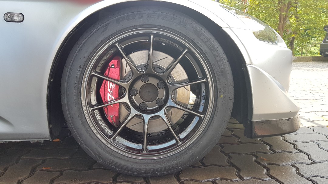 Wedsport TC105X 17x9 +35 with Bridgestone RE71R 255/40/17 set of 4 ...