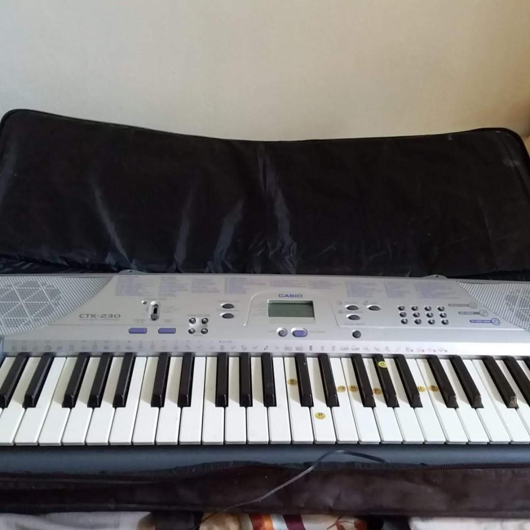 Casio CTK230 Keyboard, Hobbies & Toys, Music & Media, Musical Instruments on Carousell