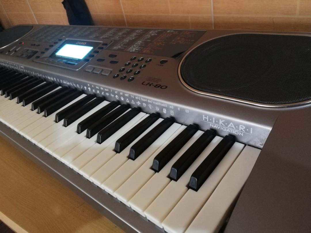 Casio LK-80 73-Key Semi-Weighted Portable Piano, Hobbies & Toys, Music ...