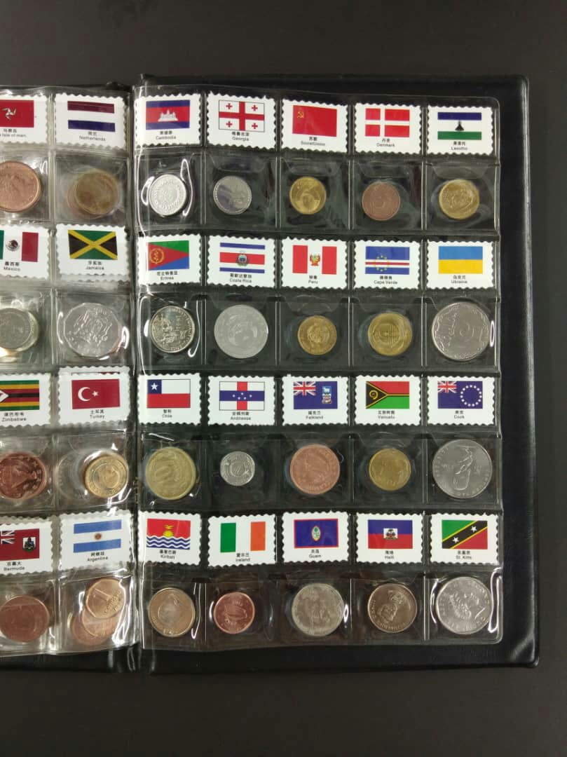 Duit syiling 100negara 100pcs sekali dengan sticker negara.., Hobbies ...