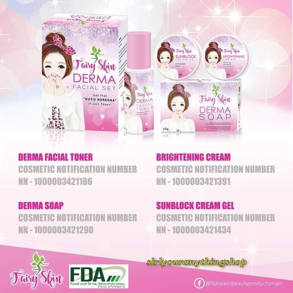 FAIRY SKIN DERMA SET, Beauty & Personal Care, Face, Face Care on Carousell