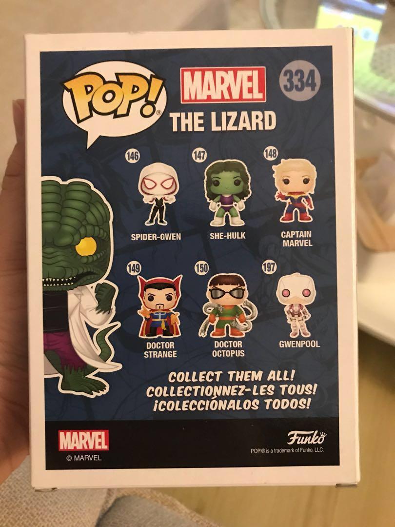 Funko Pop! Walgreens Exclusive - The Lizard (Spider-Man) #334, Hobbies ...