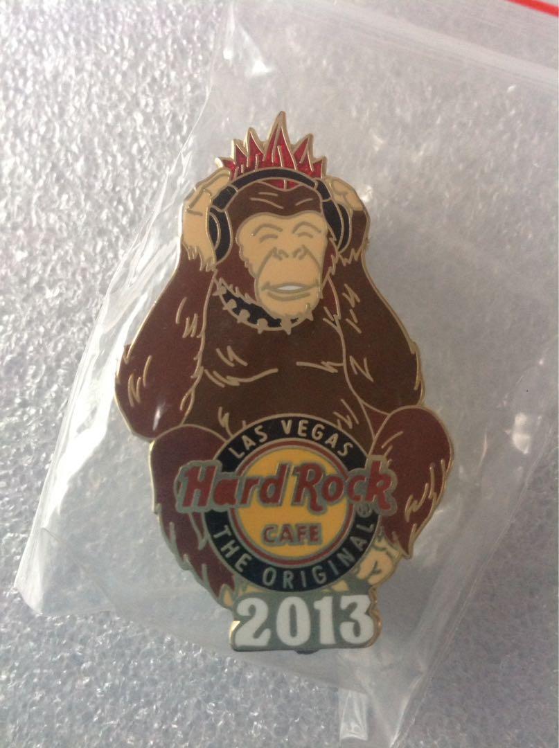 Hard Rock Cafe Pins - LAS VEGAS (ORIGINAL) HOT 2013 KIKAZARU MONKEY ...