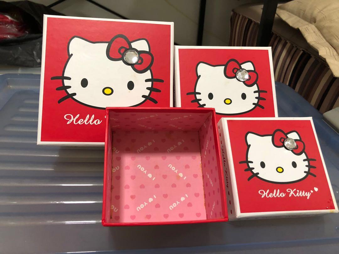 Hello kitty boxes, Everything Else on Carousell