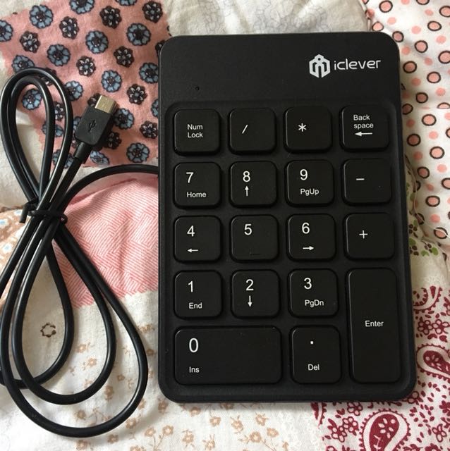 Wireless Number Keypad (with USB Charging Wire), Computers & Tech ...