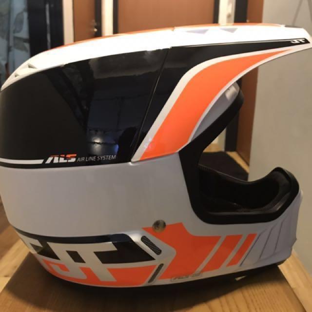 JT Racing AlS 02 mx/dirt bike/off road helmet(reissue), Motorcycles ...