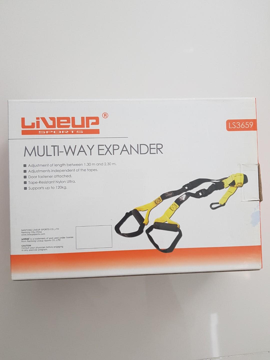 LIVE UP MULTI-WAY EXPANDER LS3659, Sports Equipment, Exercise & Fitness ...