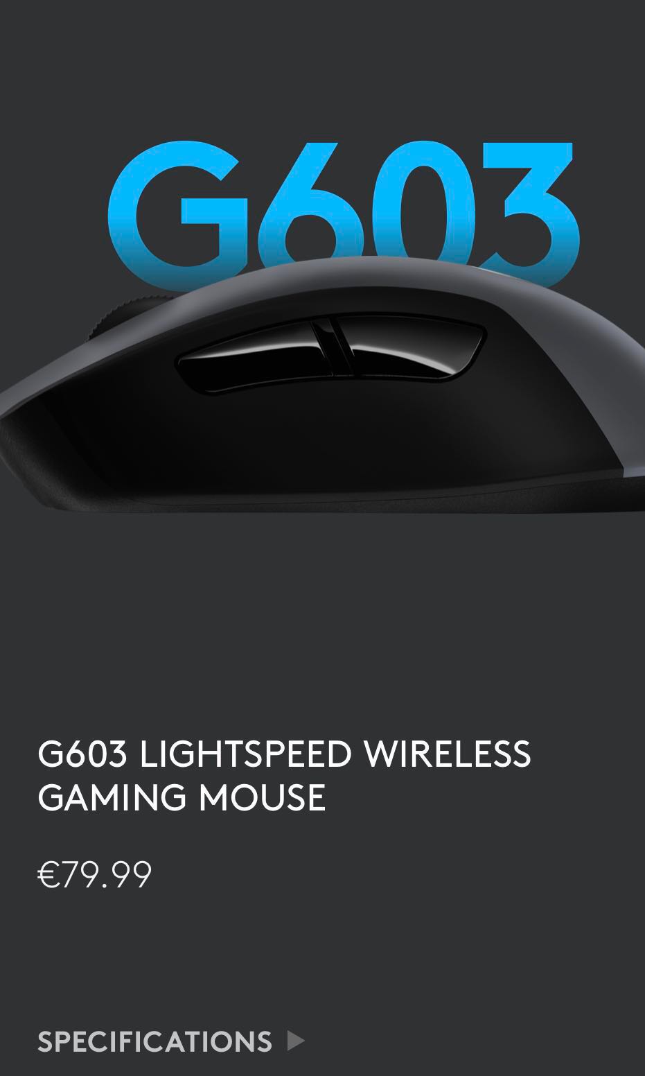 Logitech G603 Mouse, Computers & Tech, Parts & Accessories, Computer ...