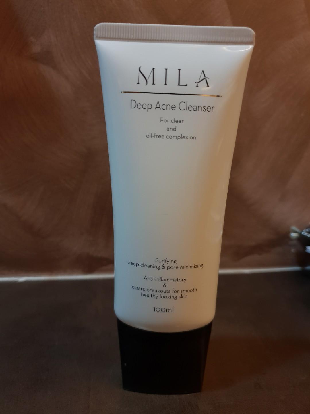 MILA COSMETICS DEEP ACNE CLEANSER, Beauty & Personal Care, Face, Face ...