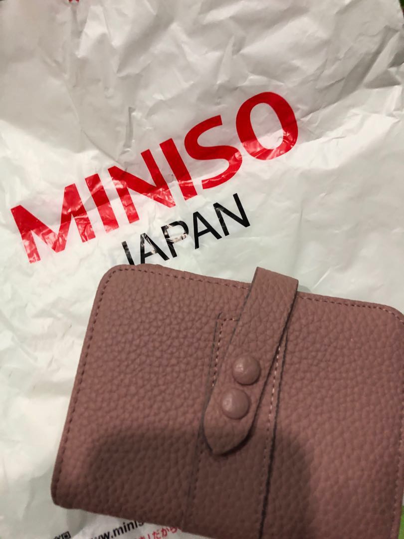 Miniso pink wallet, Women's Fashion, Bags & Wallets, Wallets & Card ...