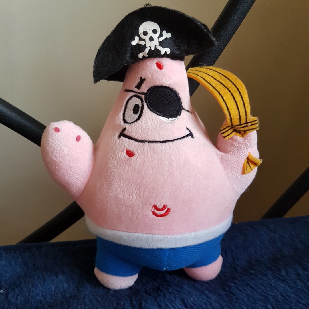 Patrick Star Stuffed Toy, Hobbies & Toys, Toys & Games on Carousell