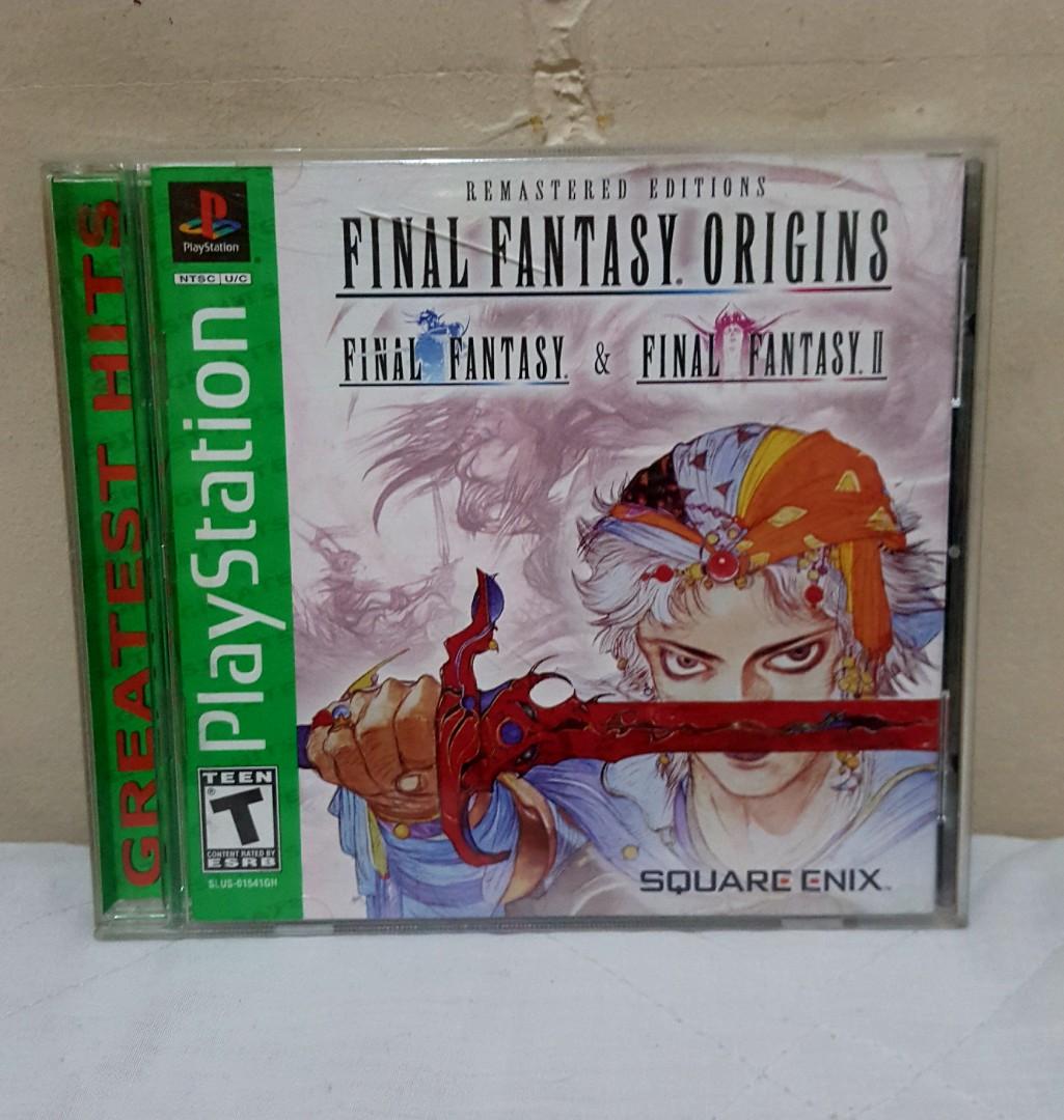 PS1 Final Fantasy Origins (Greatest Hits), Video Gaming, Video Games ...