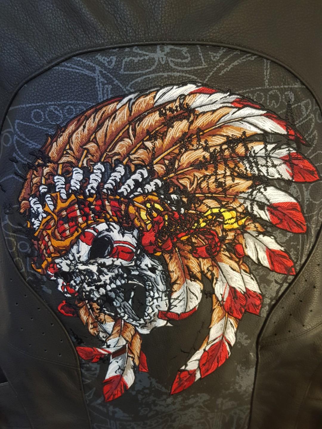 *Rare* New ICON Chieftain Leather Vest, Men's Fashion, Coats, Jackets ...