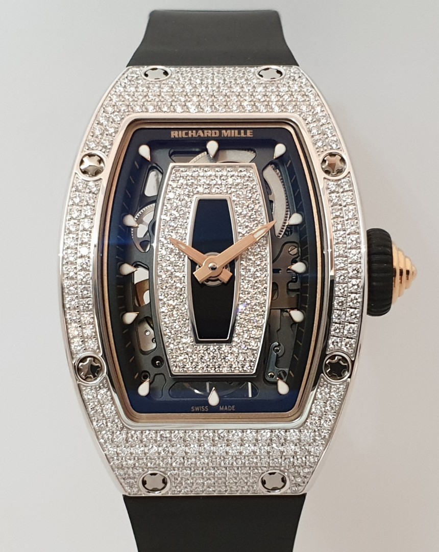 Richard Mille RM07-01 for Ladies in 18K White Gold Full Diamonds with ...