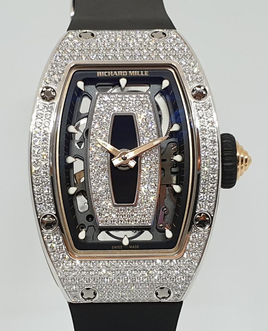 Richard Mille RM07-01 for Ladies in 18K White Gold Full Diamonds with ...
