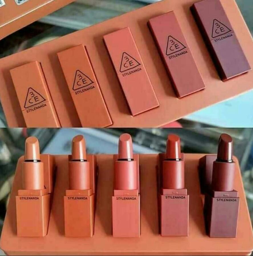 3ce Mini Lipstick Set - Instock, Beauty & Personal Care, Face, Makeup ...