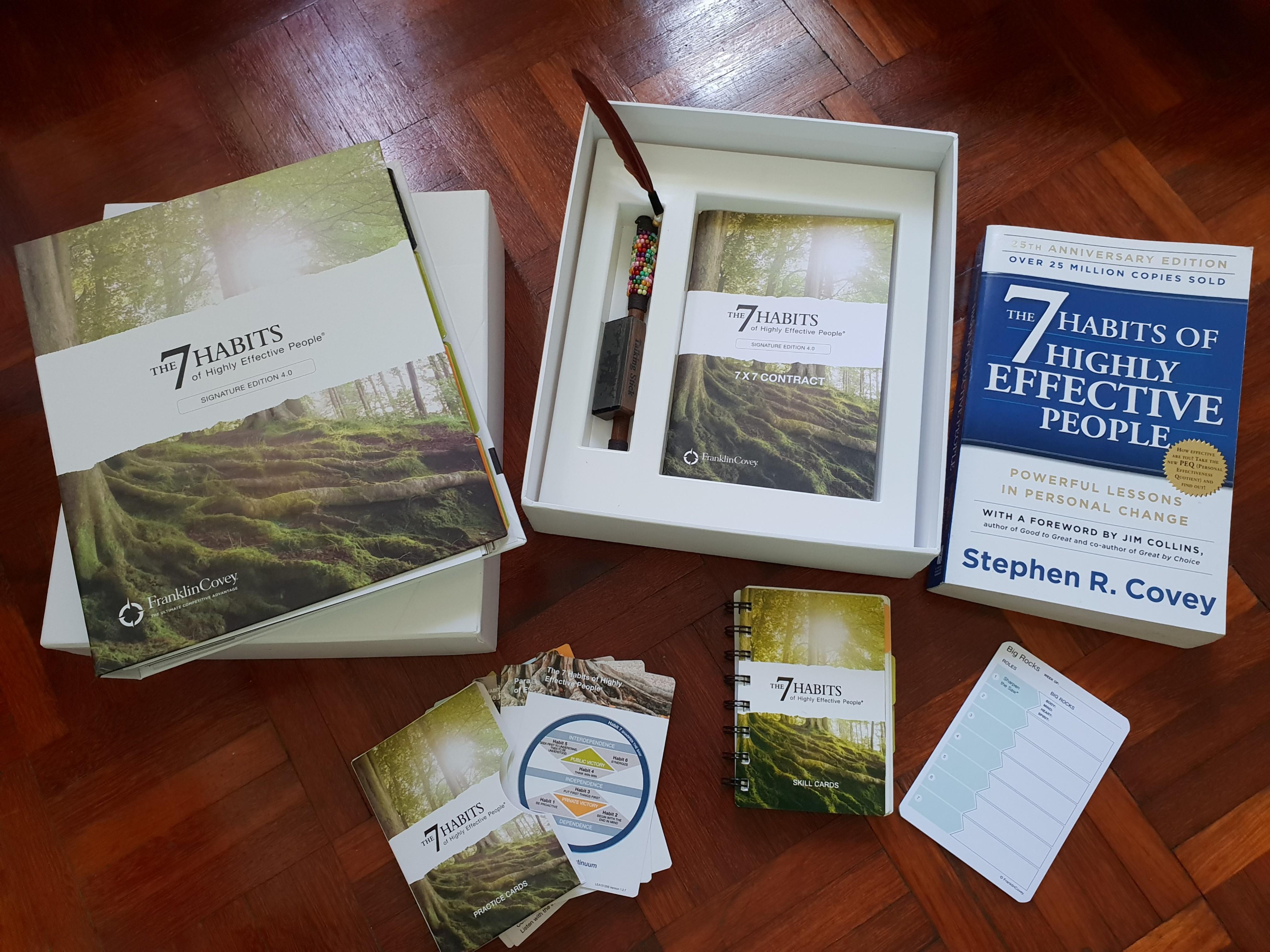 A full set of Franklin Covey: The 7 Habits of Highly Effective People ...