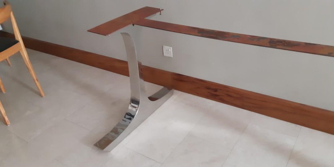 Beautiful Chrome Table Stand, Furniture & Home Living, Furniture ...